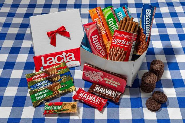 Recipiada Candy Land™ Grand Greek Delights Gift Basket
