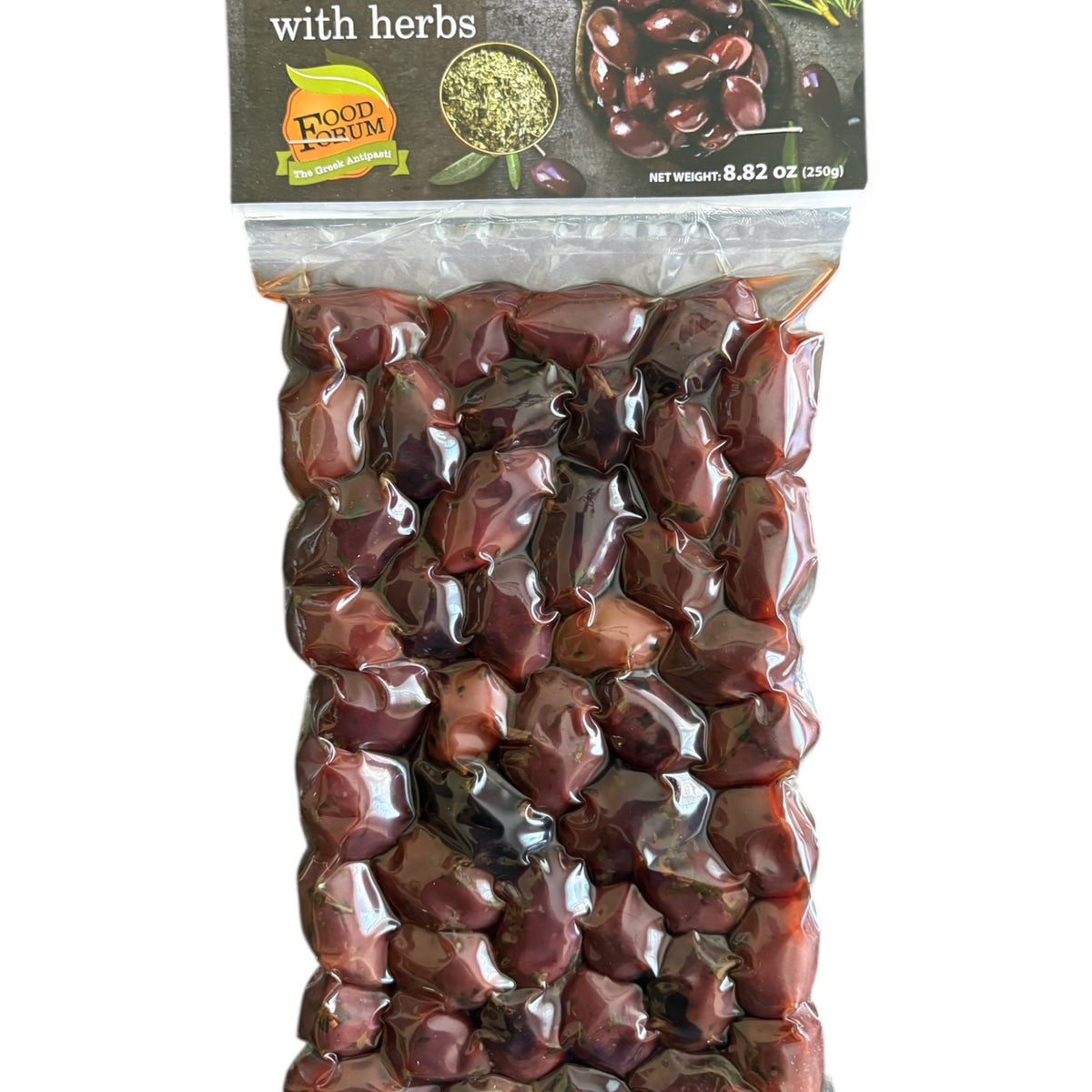 Kalamon Olives with Herbs – Authentic Greek Kalamata Olives, Vacuum Se ...